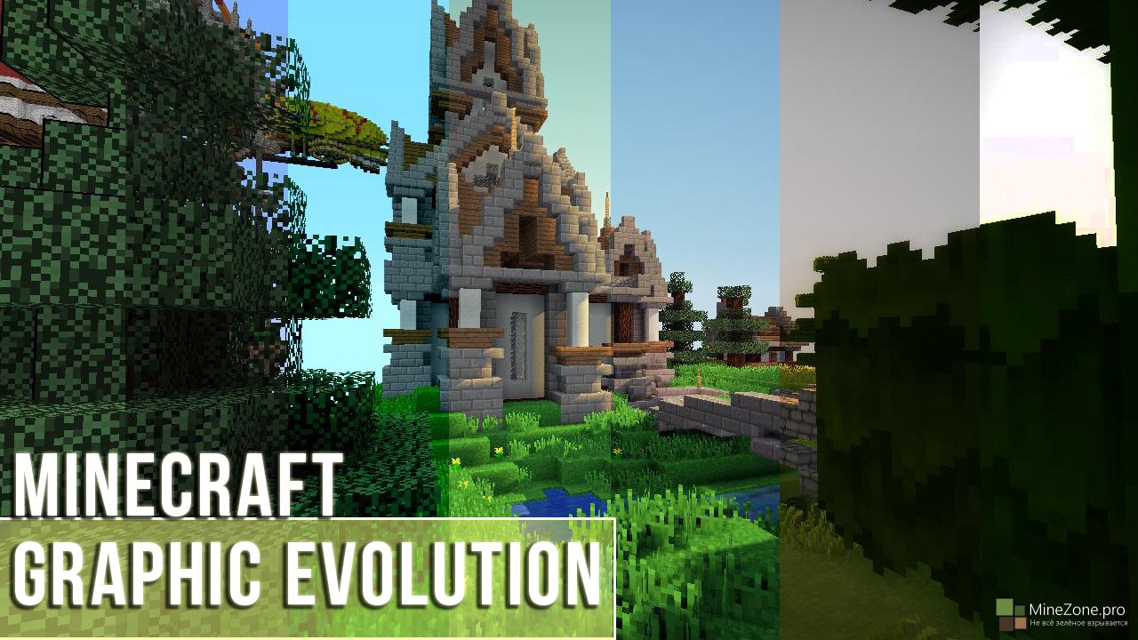 "Graphic Evolution in Minecraft" - Minecraft Cinematic » MineZone - Не ...